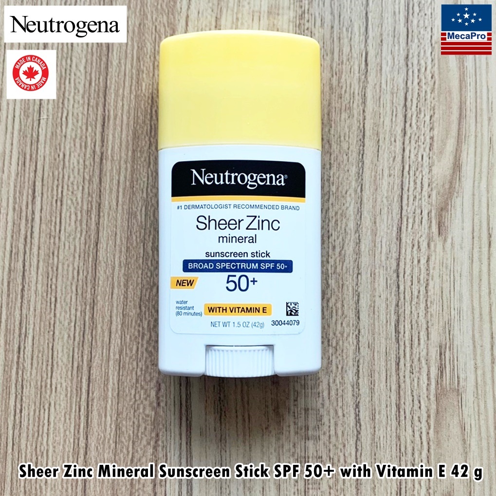 Neutrogena® Sheer Zinc Mineral Sunscreen Stick Spf 50 With Vitamin E