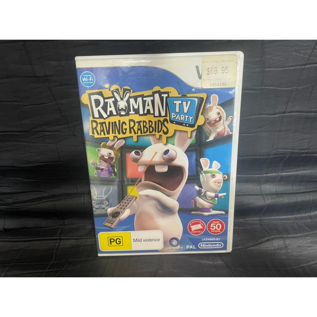 แผ่นเกมส์ Wii Game : Rayman Raving Rabbids TV Party : Wii PAL | Shopee ...