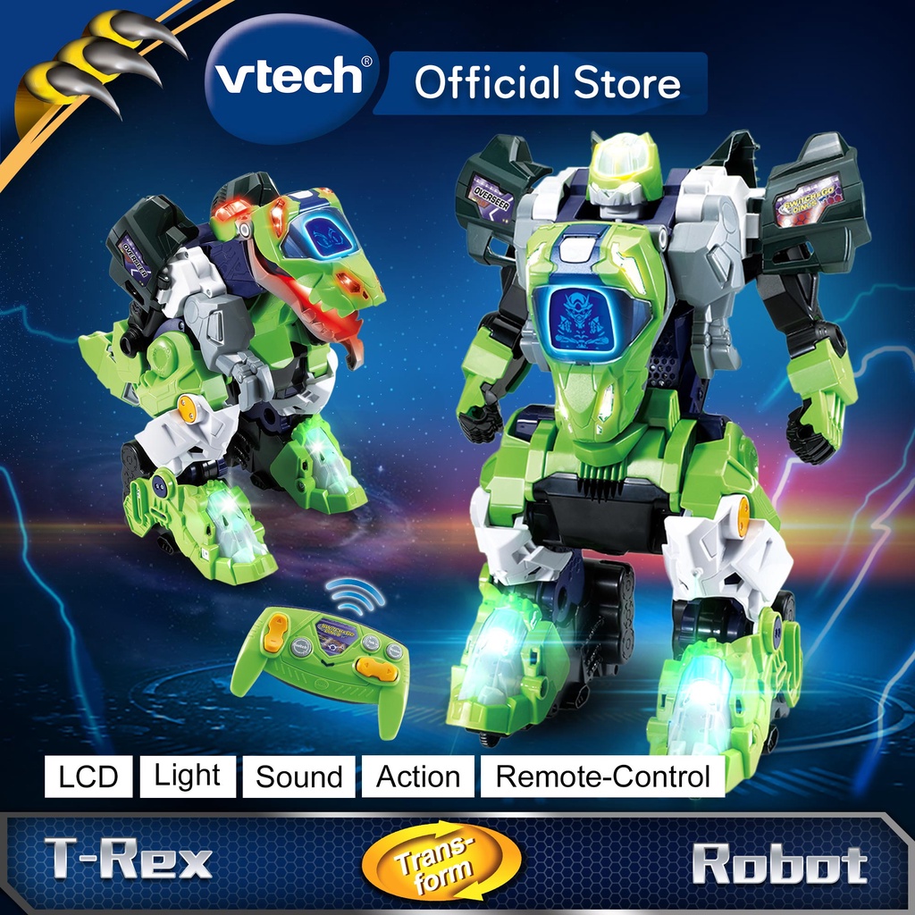 VTech Remote Control Robot and Dinosaur Transforming Toys 3-8 ปี ...