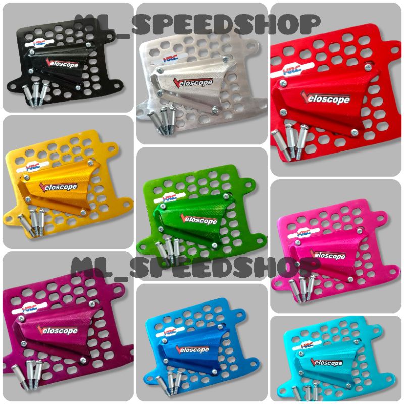 ฝาครอบหม้อน้ํา airscope hrc cnc vario 125 150 pcx 150 adv airscope สีดํา full cnc อลูมิเนียม cnc ...