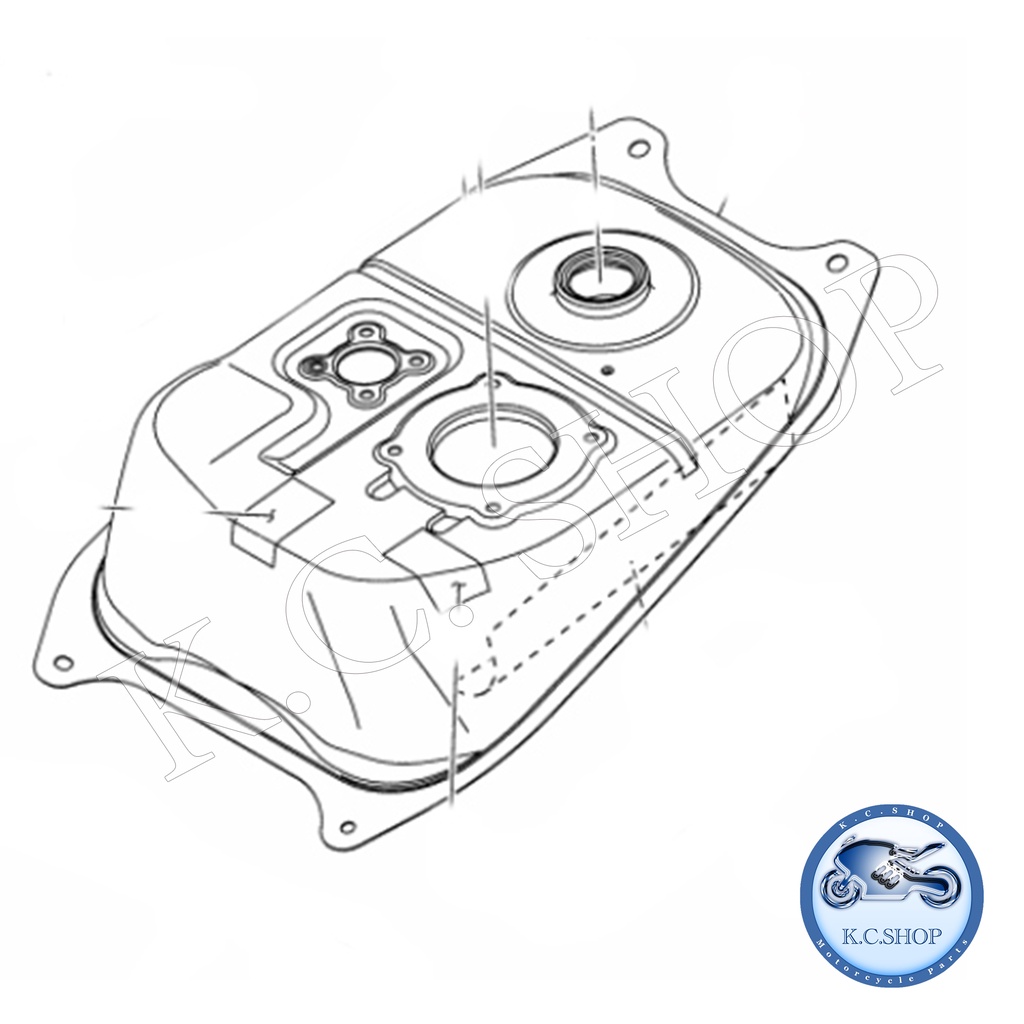 ถังน้ำมัน เชื้อเพลิง JUPITER 115i แท้ศูนย์ YAMAHA 100% 1PB-F4110-00 ...