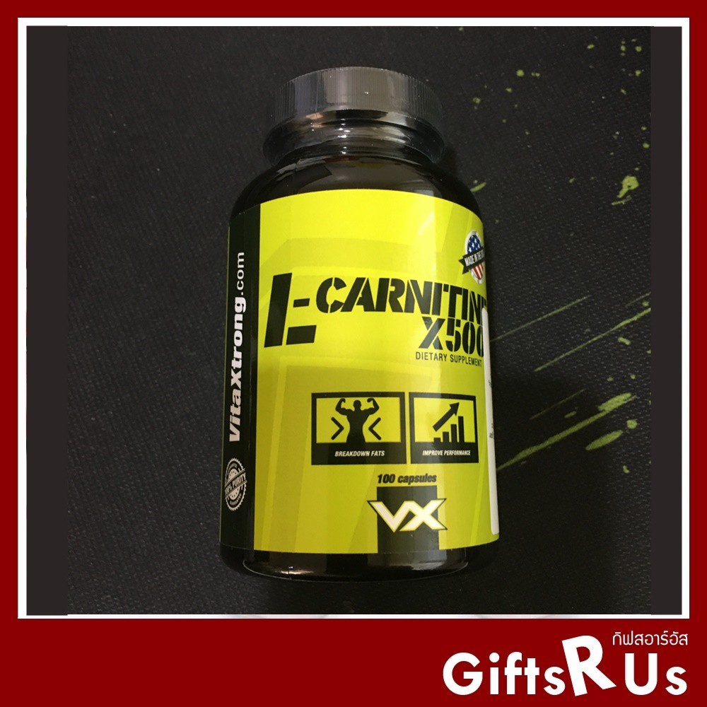 VX L Carnitine VitaXtrong 100 capsules ผลิตภัณฑ์เสริมอาหาร วีเอ็กซ์ แอล ...