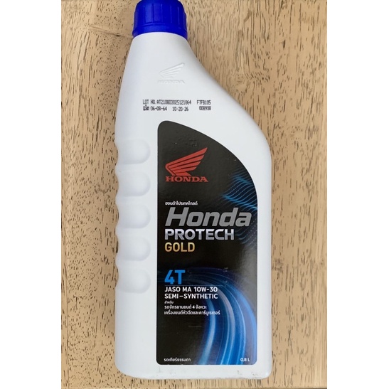 Honda Protech GOLD 4T JASO MA 10W-30 SEMI-SYNTHETIC | Shopee Thailand