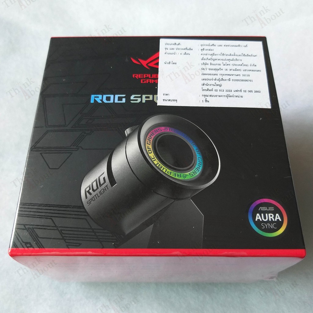 ROG Spotlight USB ไฟโลโก้ ROG รองรับ ASUS AURA SYNC RGB LED | Shopee ...