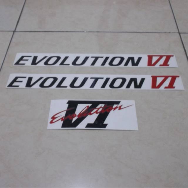 ชุดสติ๊กเกอร์ Evolution VI | Shopee Thailand