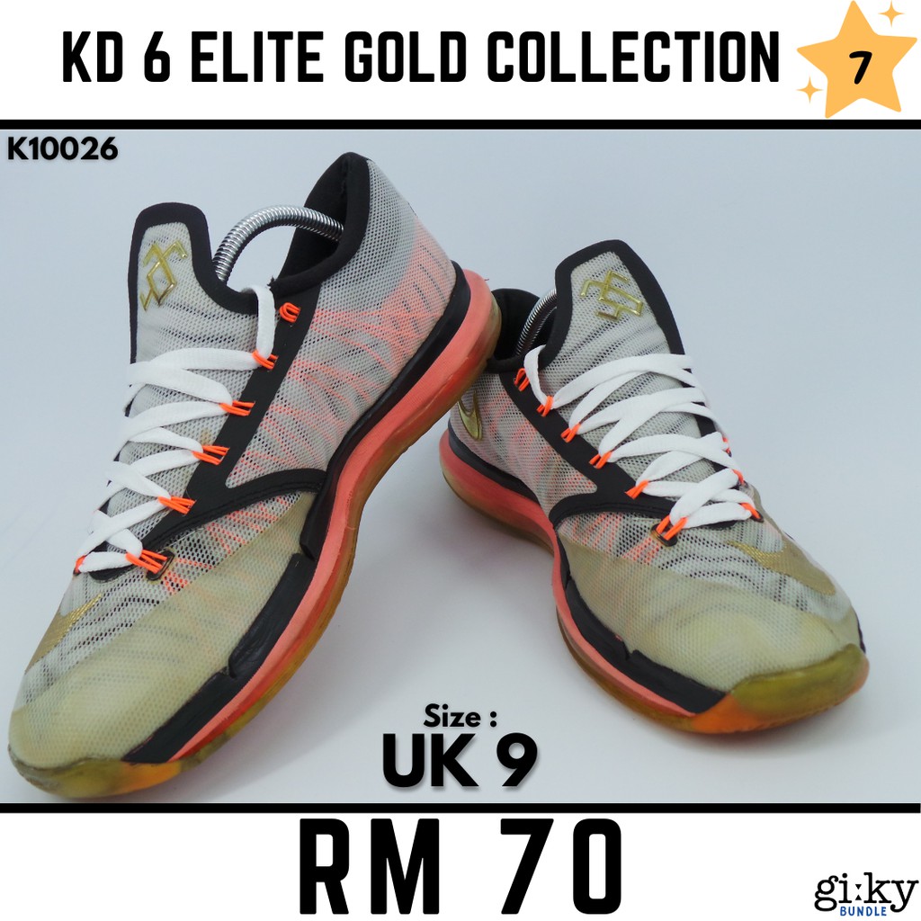 Kd 6 Elite Gold Collection (รองเท้าบาสเก็ตบอล) | Shopee Thailand