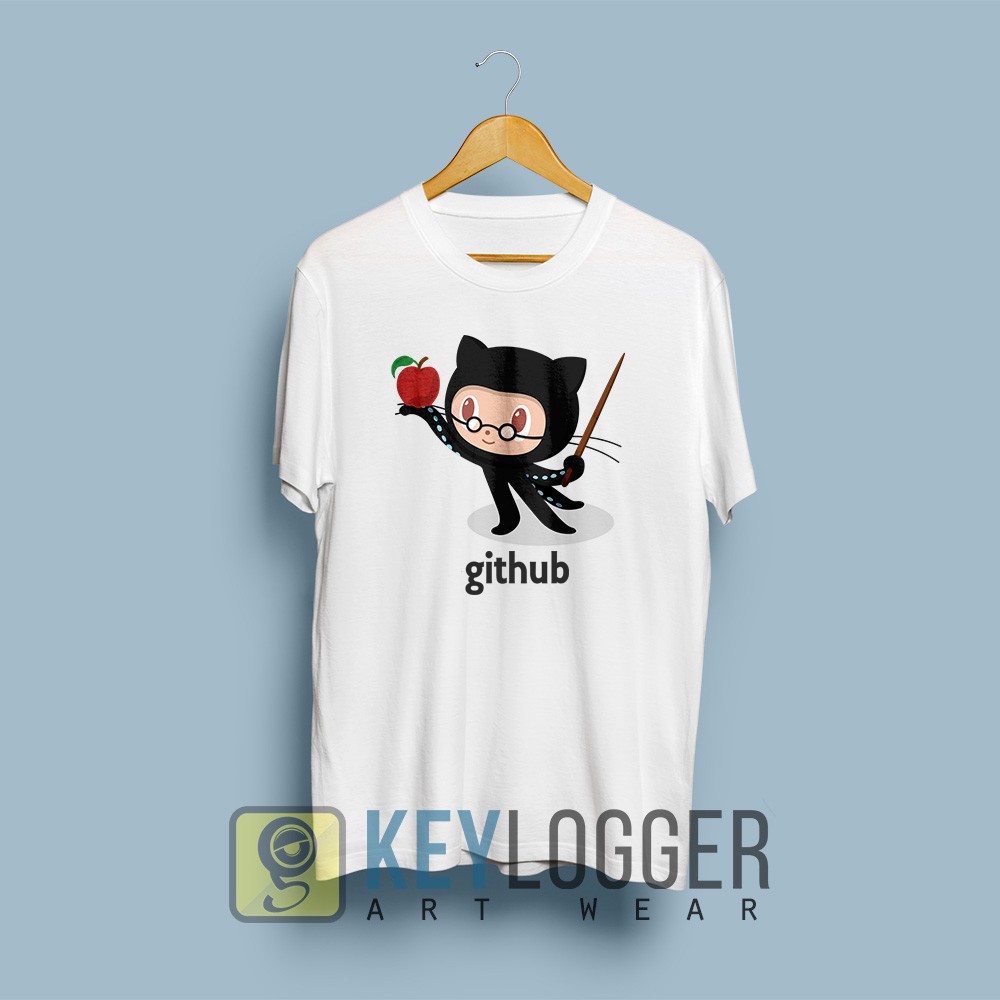 เสื้อยืดโปรแกรมเมอร์ Github 17 IT 56 a4p | Shopee Thailand