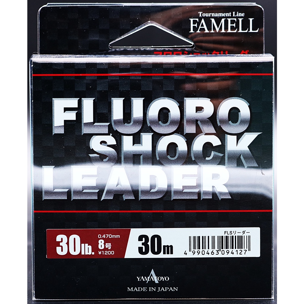 YAMATOYO FAMELL FLUORO SHOCKLEADER 100% สายช็อคหน้า นุ่ม เหนียว ใส Made In Japan อย่างจ๊าบบบบบ ...