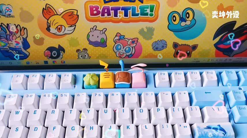 【KEYCAP】Pikachu ปุ่มกดคีย์บอร์ด พลาสติกเรซิ่น ลายปิกาจู โปเกม่อน R4 OEM ...