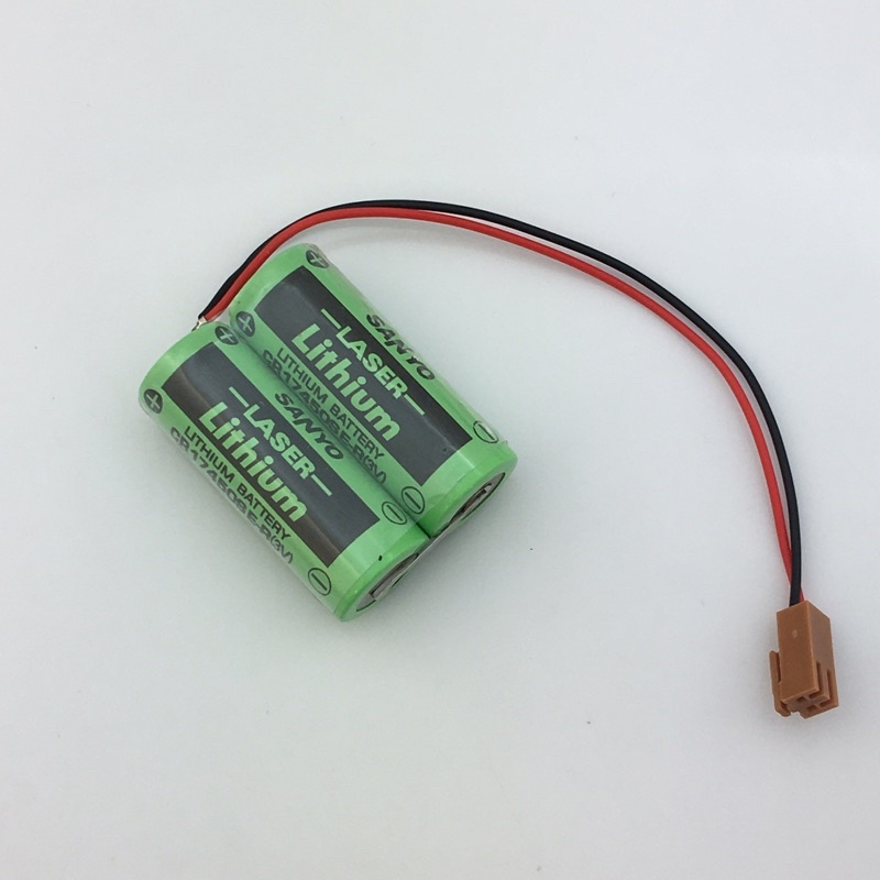 แบตเตอรี่ Lithium Battery Sanyo CR17450E-R-2-CN10 3V 4000mAh | Shopee ...