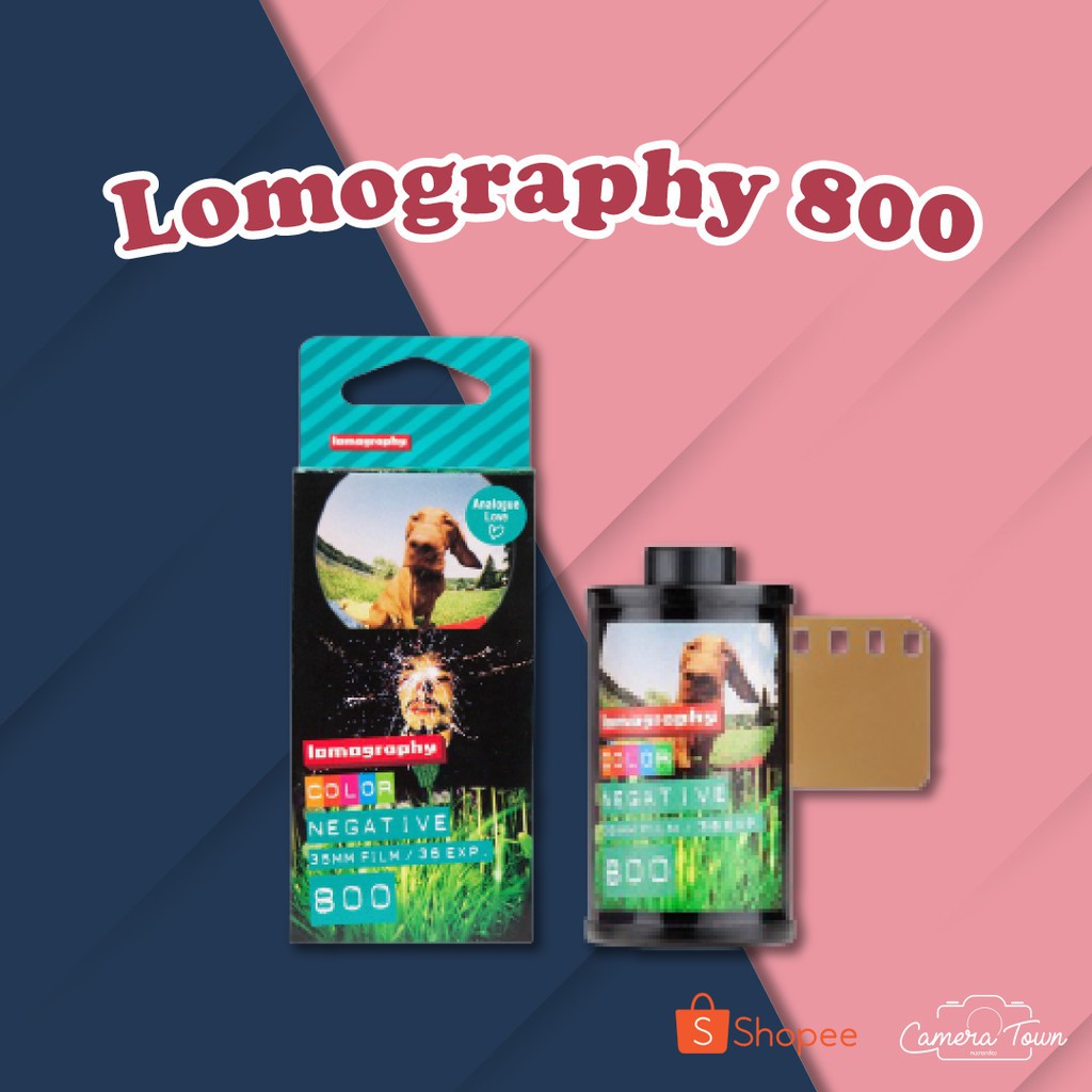 พร้อมส่ง！！ ฟิล์มถ่ายรูป LOMOGRAPHY COLOR NEGATIVE 800 36EXP Film ...
