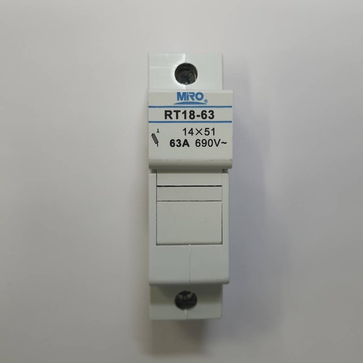 ฐานฟิวส์ MIRO RT18-63 Fuse 63A Max (6 ตัว) | Shopee Thailand