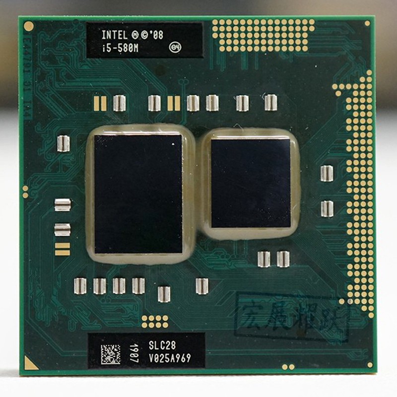 แล็ปท็อป CPU Intel I5 520M 540M 560M 580M I7 620M 640M I3 390M โน้ตบุ๊ค ...