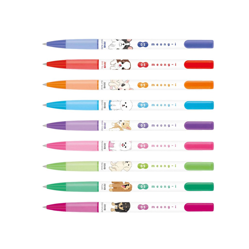 JAVA Ball Point Pen Meong-i ปากกาลูกลื่นลายน้องหมาน่ารัก ขนาด 0.5 มม. ...