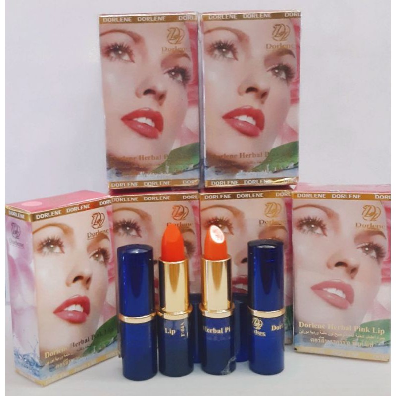💄ดอร์ลีน ลิปสมุนไพรบำรุงปากชมพู Dorlene Herbal Pink Lip 💋 แก้ริมฝีปาก ...