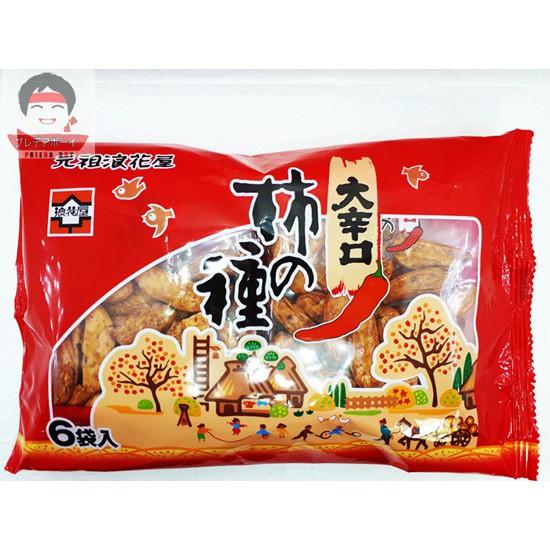 Japanes Rice Spicy ข้าวอบกรอบรสเผ็ด จากญี่ปุ่น (1ถุงบรรจุ6 ซองย่อย นน. รวม138g.) | Shopee Thailand