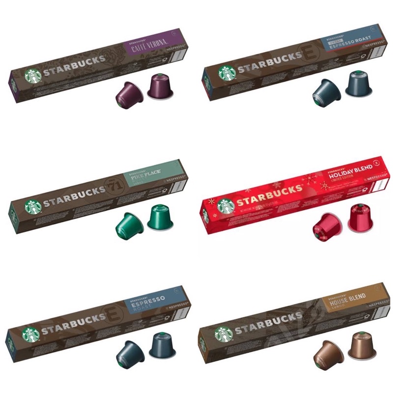 Starbucks Nespresso Nescafe Pods !! กาแฟแคปซูล มี 14 รส น้ำหนัก 51 - 57 ...