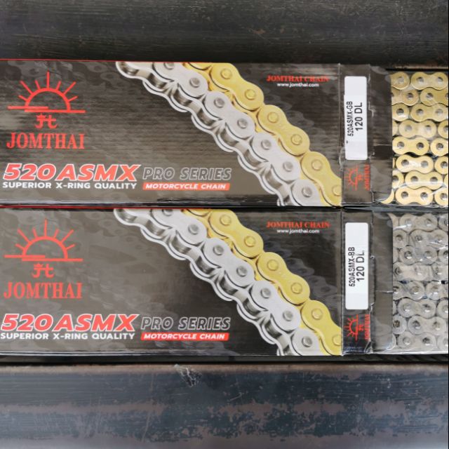 โซ่520 Jomthai ASMX PRO-SERIES X-RING สีดำ/ทอง | Shopee Thailand