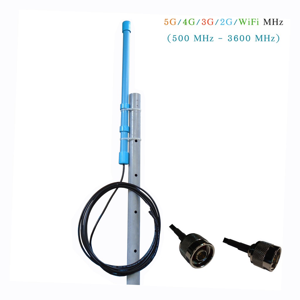 เสาอากาศ 5G(700MH)OK 4G 3G 2G WiFi(WideBand Antenna 500/600/700/800/850/900/1800/2100/2300/2400 ...