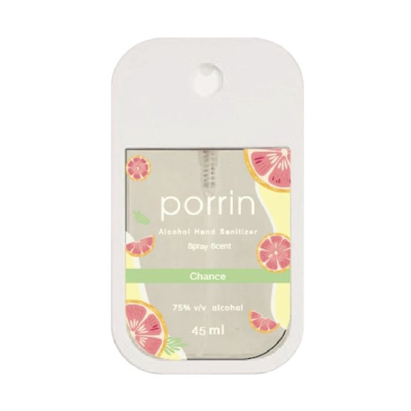 สเปรย์แอลกอฮอล์ PORRIN 45 มล | Shopee Thailand