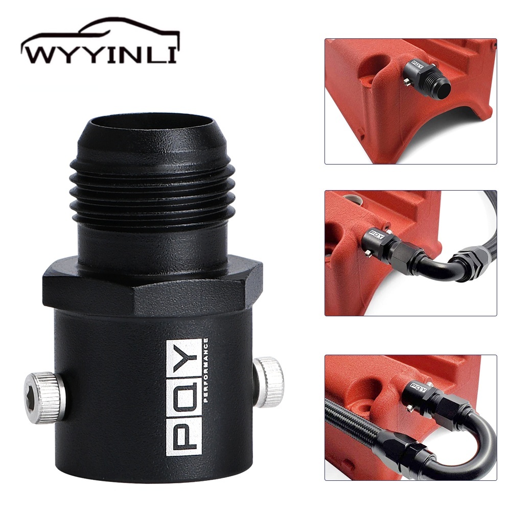 อะแดปเตอร์วาล์วระบายอากาศ AN10 19 มม. สําหรับ Honda Civic Acura Rsx Tsx ...