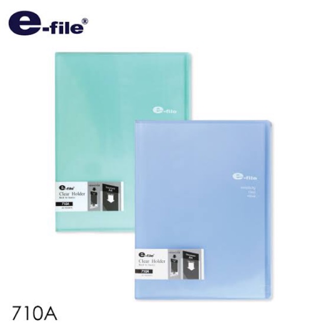 แฟ้มสะสมผลงาน e-file 710A 20 ไส้ (เติมไส้ไม่ได้) | Shopee Thailand