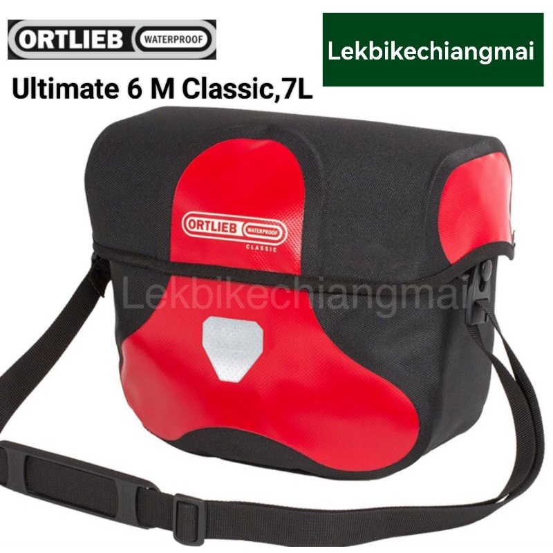 กระเป๋าหน้าแฮนด์ Ortlieb รุ่น Ultimate6 M Classic,7L แดง/Red-Black F3111 | Shopee Thailand