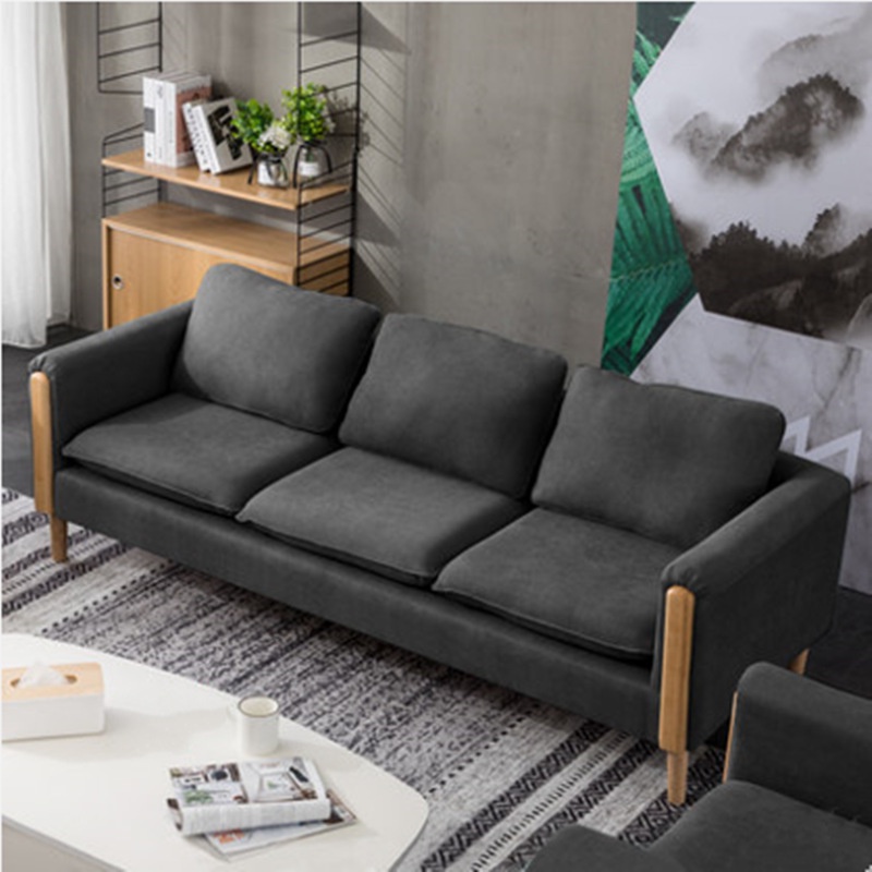 โซฟา โซฟาไม้โอ๊ค Sofa Ins style | Shopee Thailand