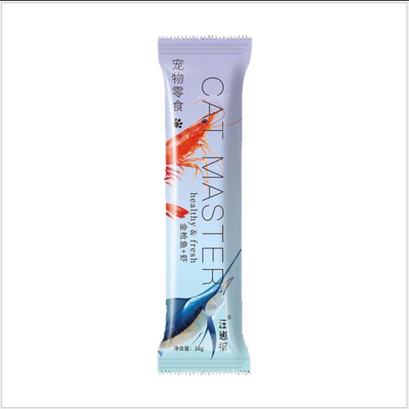 พร้อมส่ง!! (10 ซอง) อาหารแมว อาหารแมวเลีย ขนมแมวเลีย Cat Master 18G แซ ...