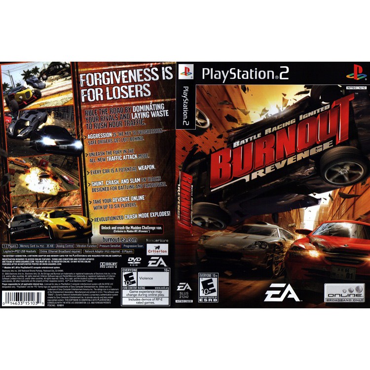BURNOUT REVENGE [PS2 US : DVD5 1 Disc] | Shopee Thailand