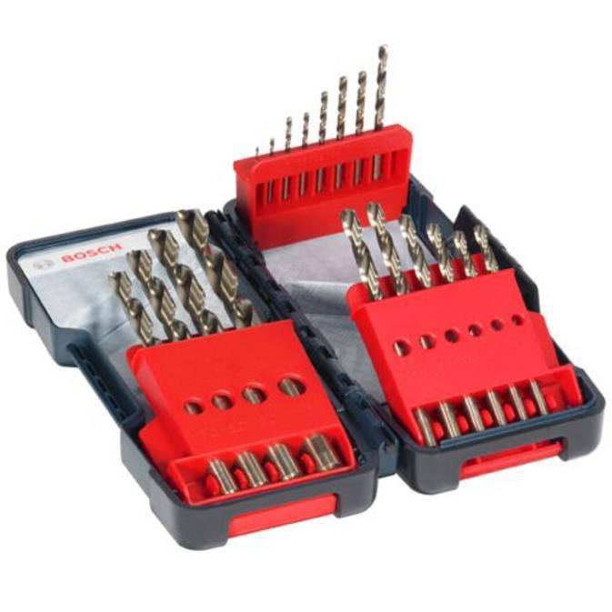 BOSCH ชุดดอกสว่าน HSS-Co 18ตัวชุด 2607017047 | Shopee Thailand