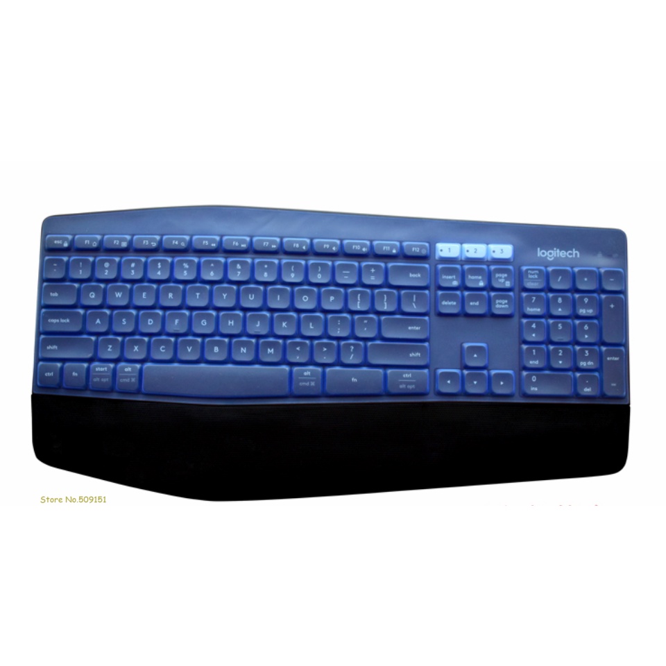 Silicone Transparent Keyboard Cover Protector Skin For Logitech MK850 ...