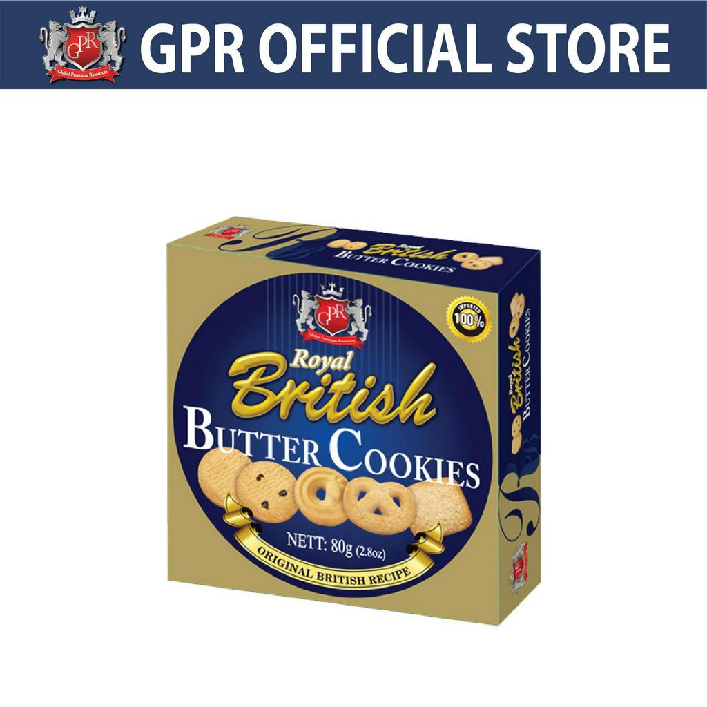 GPR Royal British Butter Cookies 80g Biscuit Wedding Doorgift Goodies 001 | Shopee Thailand