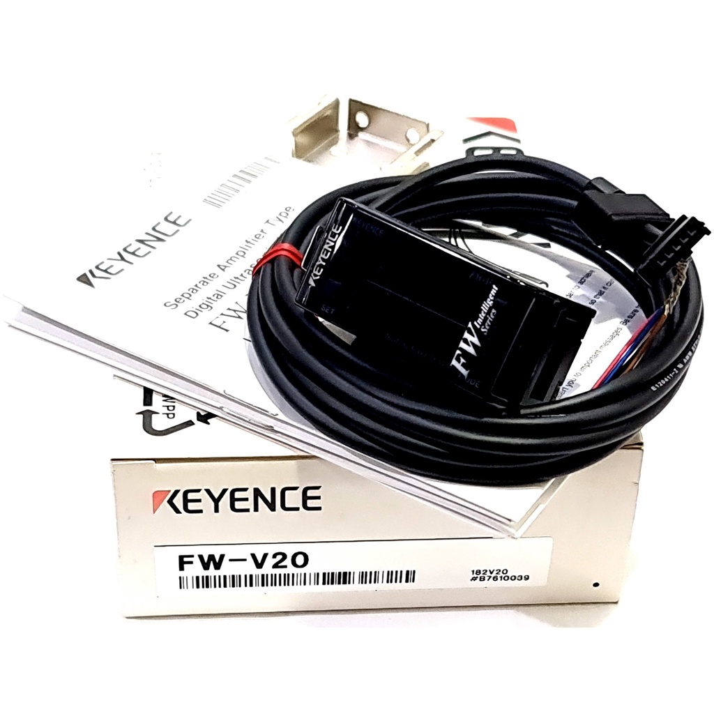 Keyence FW-V20 Digital Ultrasonic Wave Sensor Amplifier Main Unit 24VDC ...
