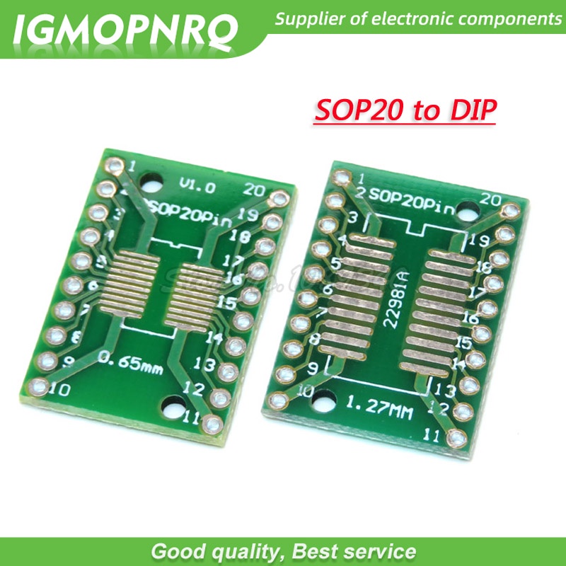 แผ่นบอร์ดอะแดปเตอร์แปลง PCB SOP8 SOP14 SOP16 SOP20 SOP24 SOP28 QFP FQFP ...