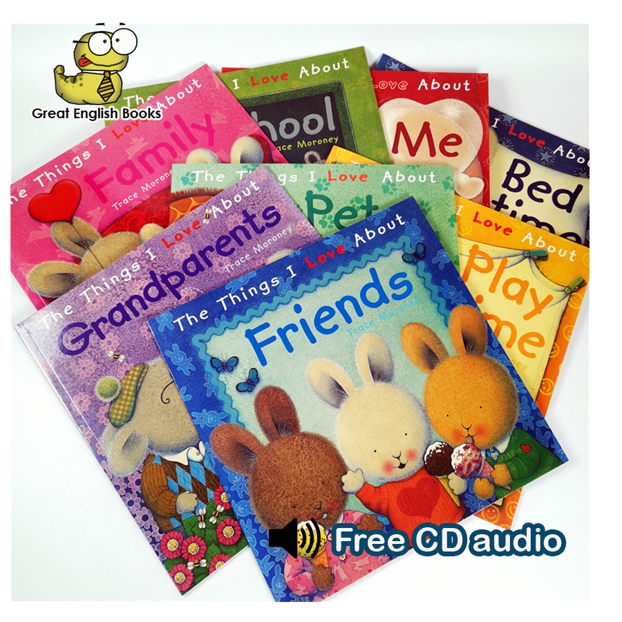 พร้อมส่ง The Things I Love About Set 8 Books หนังสือภาษาอังกฤษเสริม ...