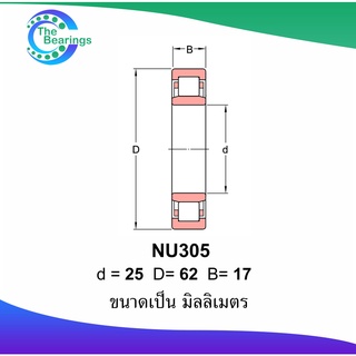 NU304 NU305 NU306 NU307 NU308 NU309 NU310 ตลับลูกปืนเม็ดทรงกระบอก ...