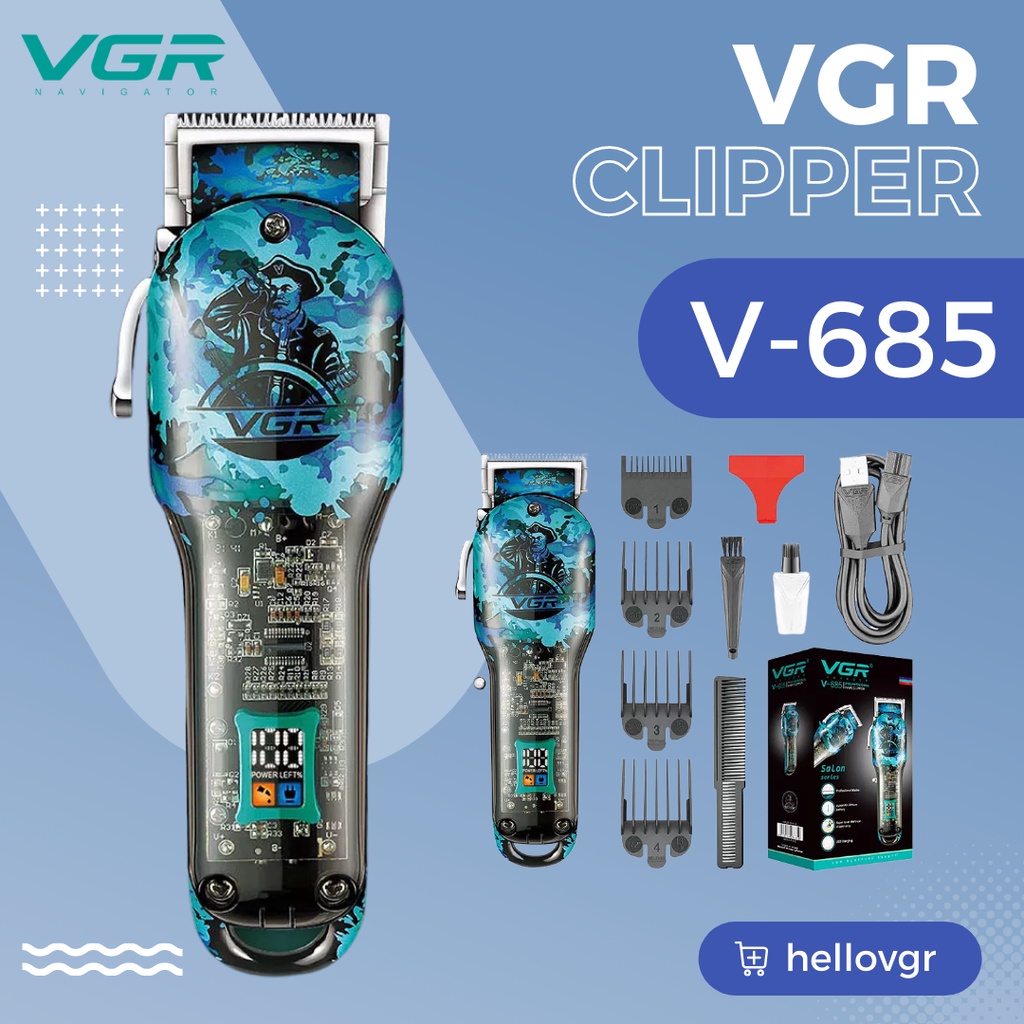 ปัตตาเลี่ยนไร้สาย VGR รุ่น V-685 (สินค้าพร้อมส่ง) | Shopee Thailand