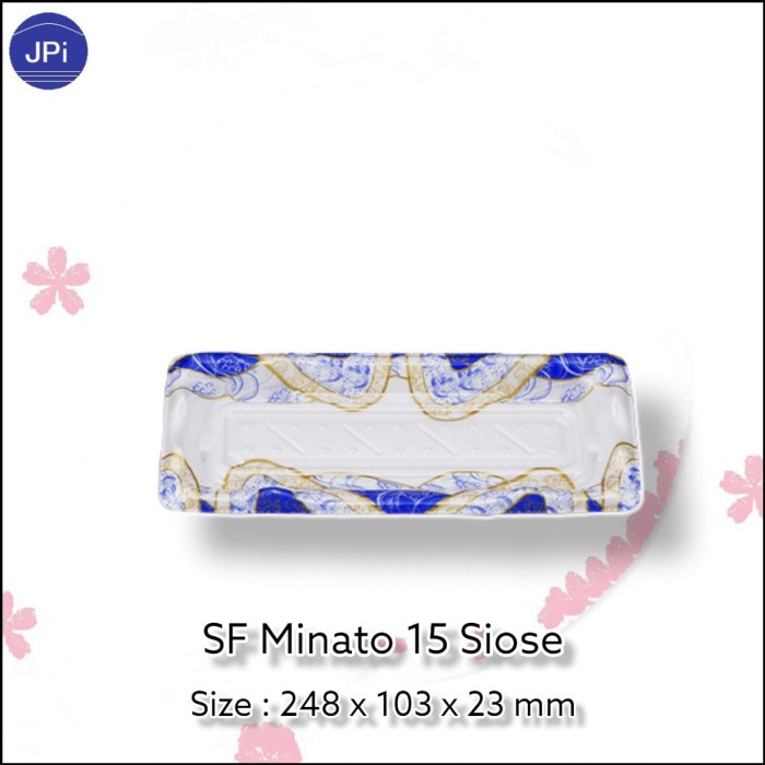 Jpi - บรรจุภัณฑ์อาหาร / Mika Sushi SF Minato 15 Siose Motif / Contents 50 ชิ้น | Shopee Thailand