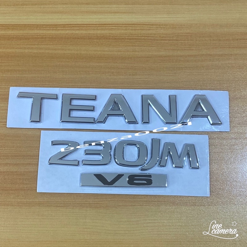 โลโก้ TEANA +230JM V6 ติดท้ายนิสัน ชุด 2 ชิ้น | Shopee Thailand