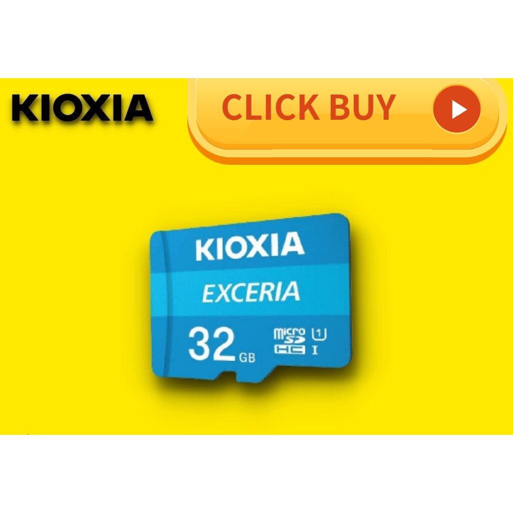 Kioxia Micro SD EXCERIA 32GB CL10 U1 Speed Read 100MB/s | Shopee Thailand
