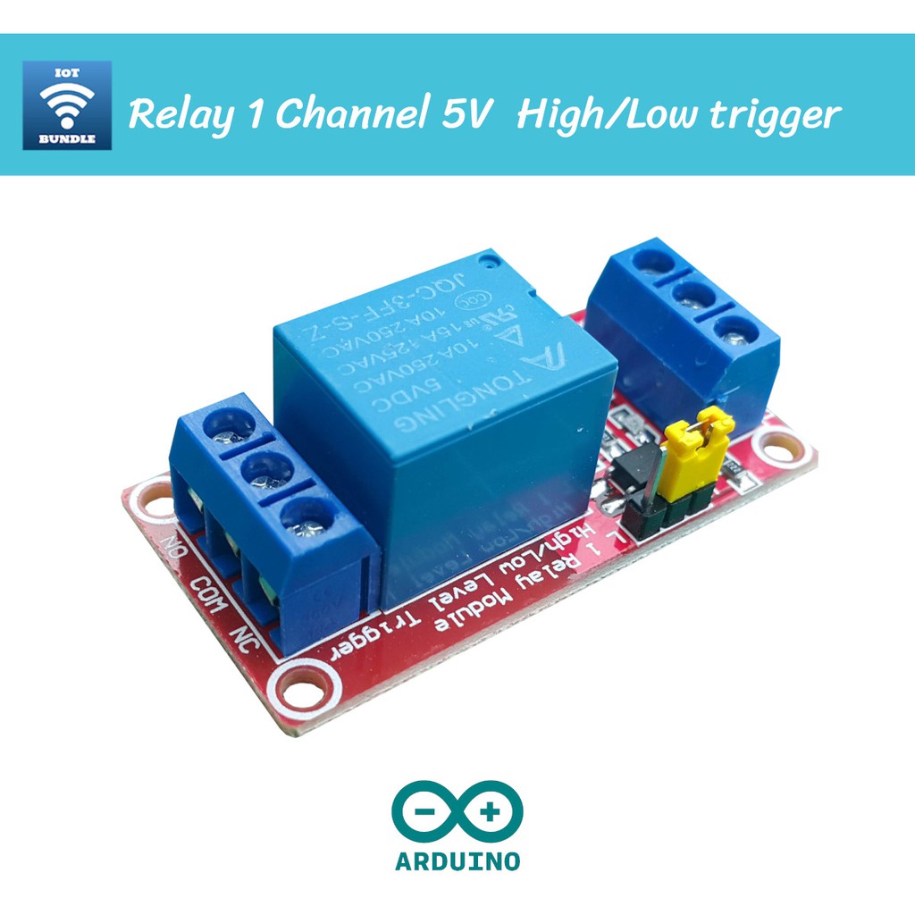 Relay Module 1 Channel 5V High/Low level trigger | โมดูลรีเลย์ 1 ช่อง ...