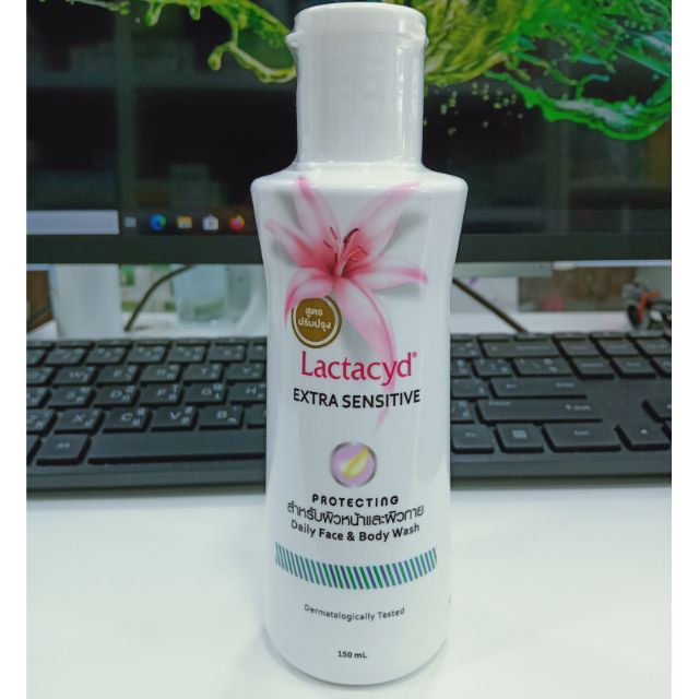 Lactacyd EXTRA SENSITIVE สำหรับผิวหน้าและผิวกาย 150 mL | Shopee Thailand