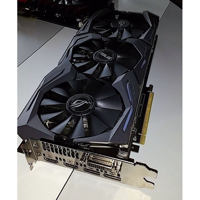 มือสอง สภาพสวย Rog strix radeon rx480 8GB Ram samsung สามพัดลม ไฟสวยๆ ...