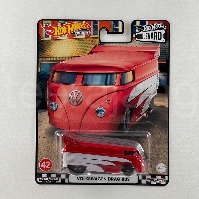 Hotwheels VOLKSWAGEN DRAG BUS (Red color and white color) | Shopee Thailand