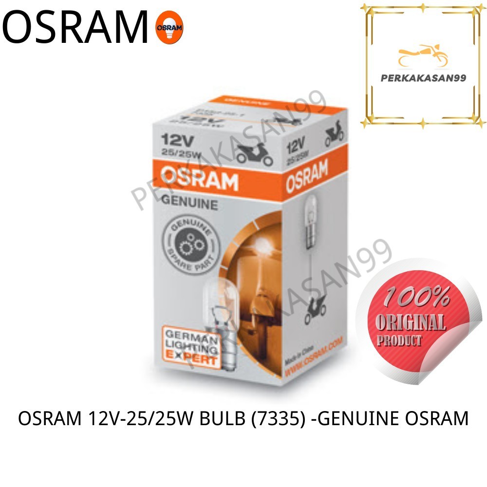 Osram 12V-25/25W BULB (7335) -GENUINE OSRAM | Shopee Thailand