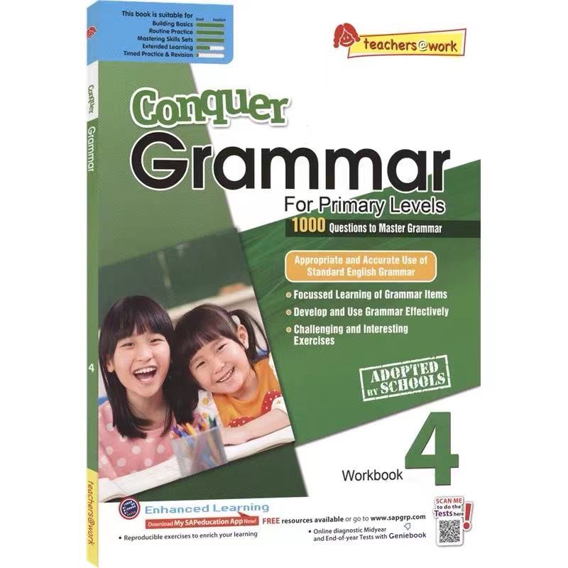 Singapore SAP Conquer Grammar Workbook Grade 1-6 | Shopee Thailand