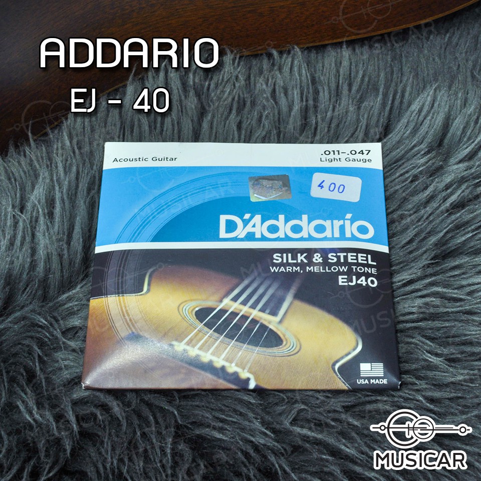 สายกีตาร์โปร่ง Daddario EJ40 ชุด 6 เส้น ของแท้ 100% USA พร้อมส่งทันที ...