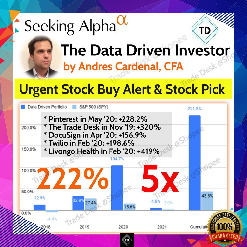 Seeking Alpha - [The Data Driven Investor]🔥 Urgent Stock Buy Alert & Stock Pick 🔥for Stock ...