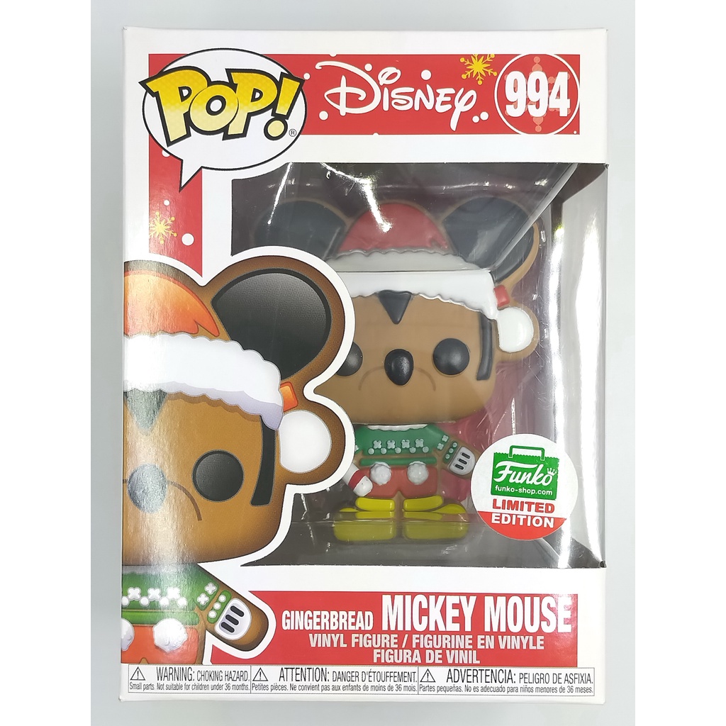 Funko Pop Disney - Gingerbread Mickey Mouse : 994 (กล่องมีตำหนินิดหน่อย ...
